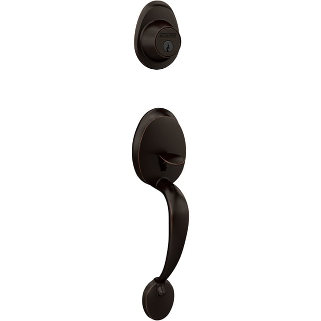Dexter by Schlage JH58BAR716 Barcelona Exterior Handleset with Deadbolt ...