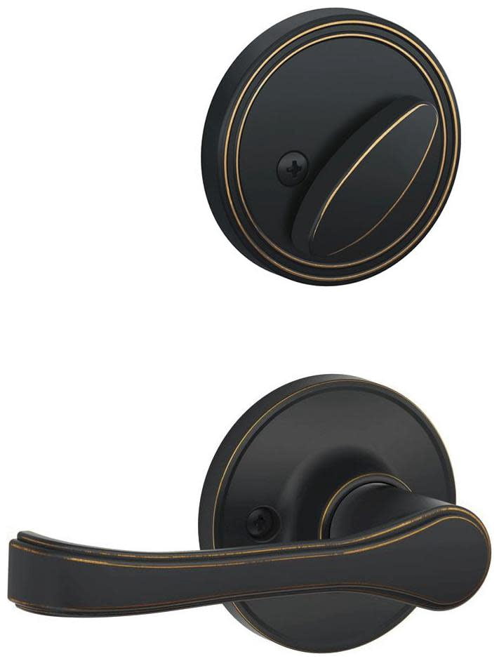 Dexter by Schlage JH59TOR716 Torino Lever Interior Handleset, Aged ...