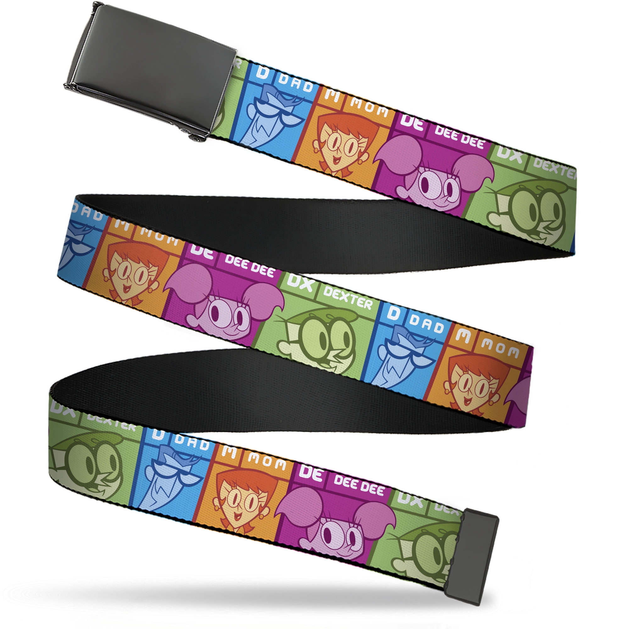 Adjustable Belt, Clamp Buckle, Cut-to-Fit, Dexters Laboratory Four ...
