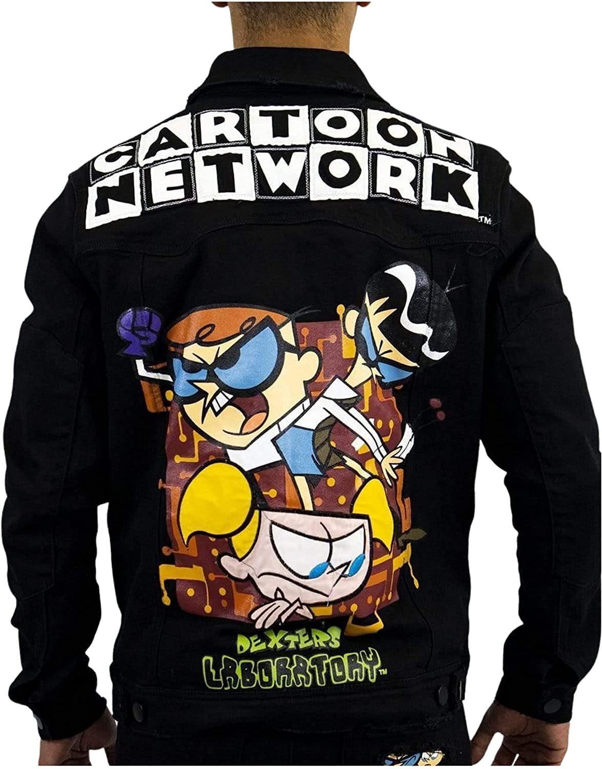 Dexter's Laboratory - Boy Genius Black Denim Jean Jacket by Cartoon ...