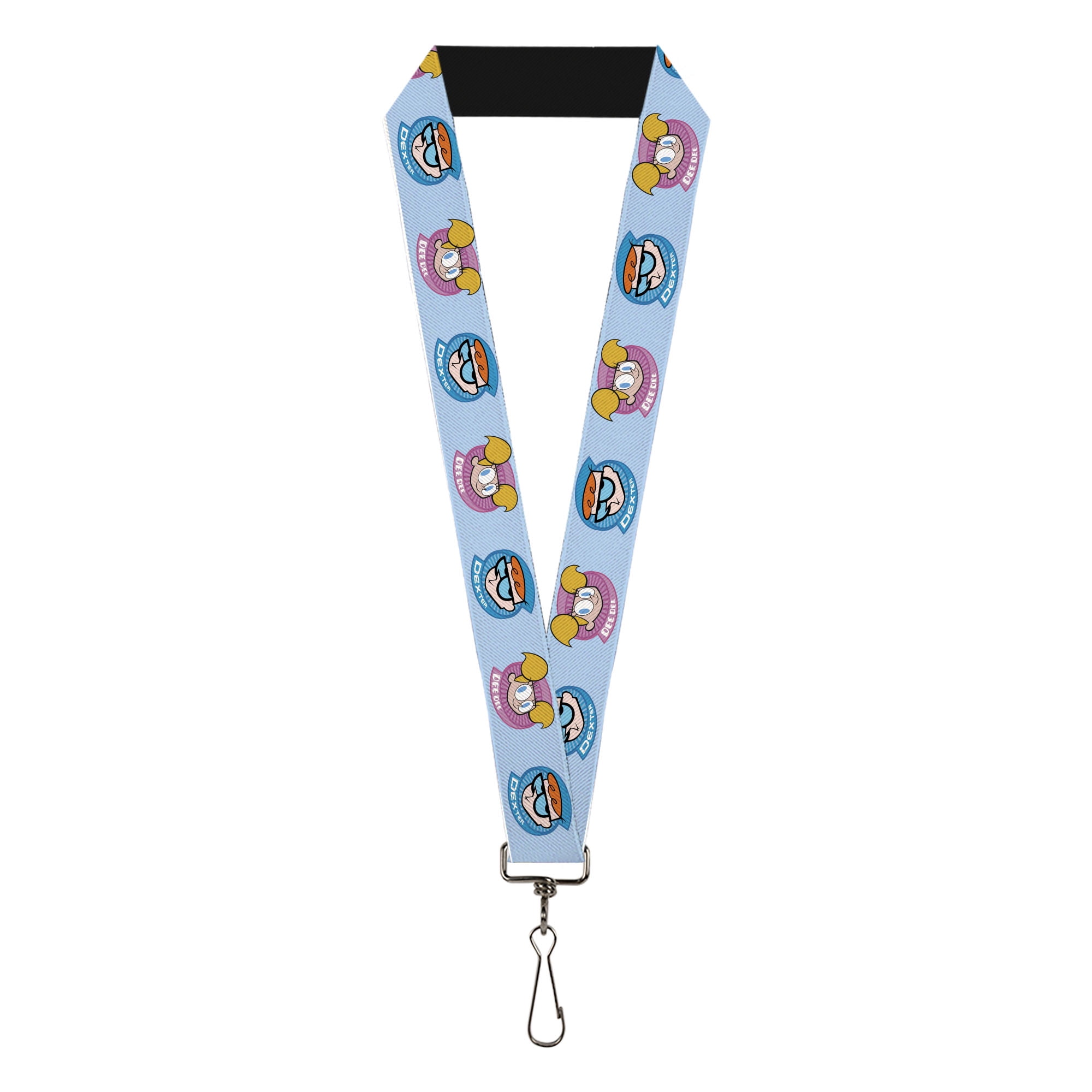 Dexter's Laboratory Lanyard, Dexters Lab Dexter and Dee Dee Face Icons ...