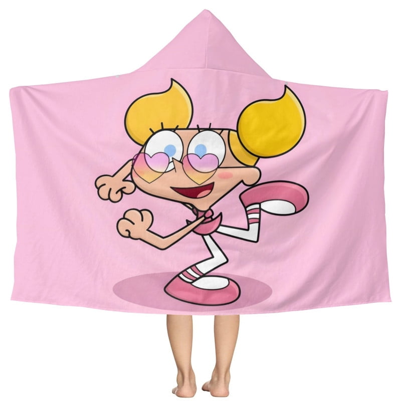 Dexter's Laboratory Pattern Beach Poncho - Microfiber - Towel - Kids ...