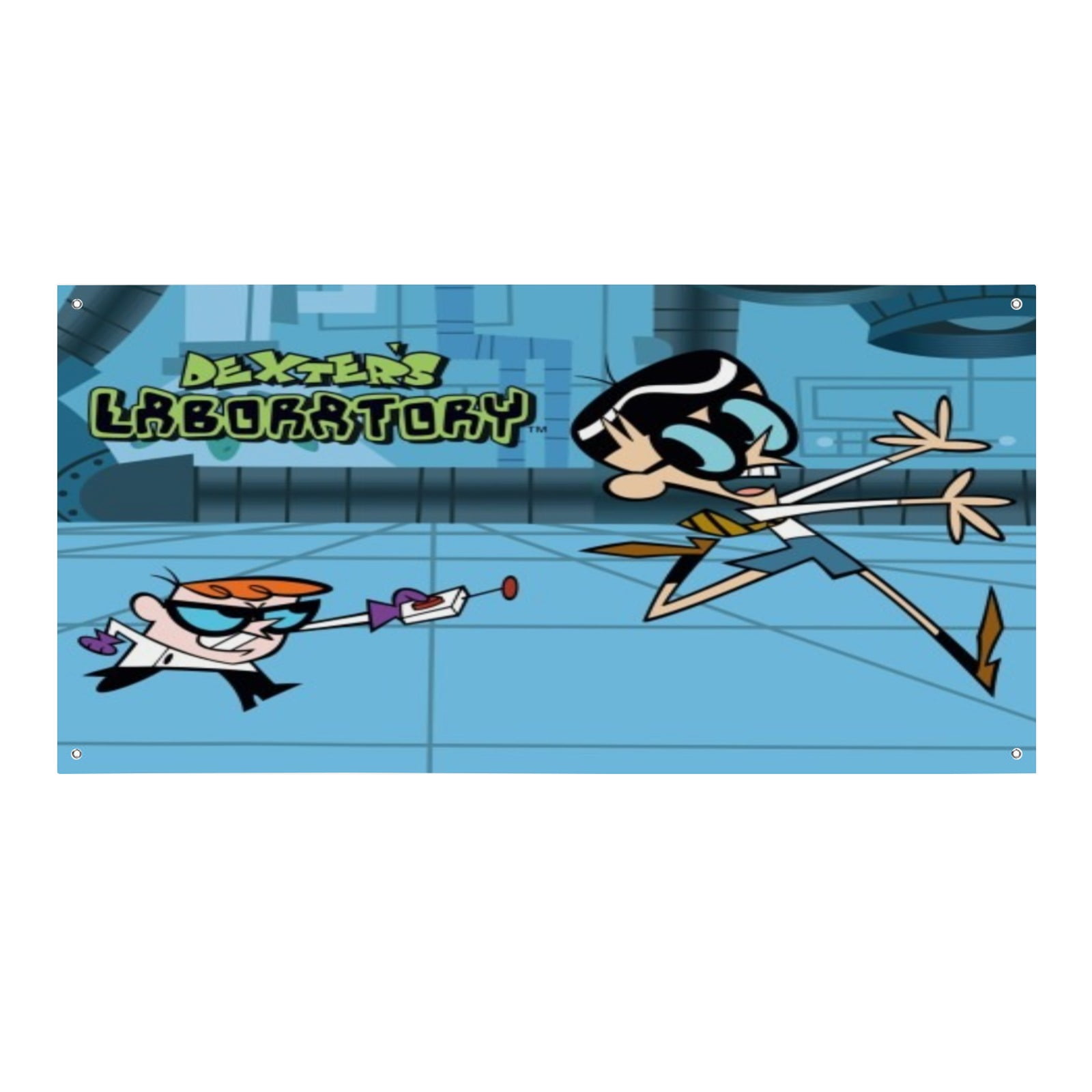 Dexter's Laboratory-Theme Backdrops Banner Birthday Party Decor ...