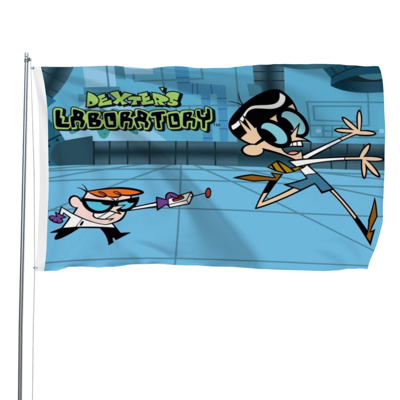 Dexter's Laboratory-themed Printed Flag Perfect gift for fans, friends ...