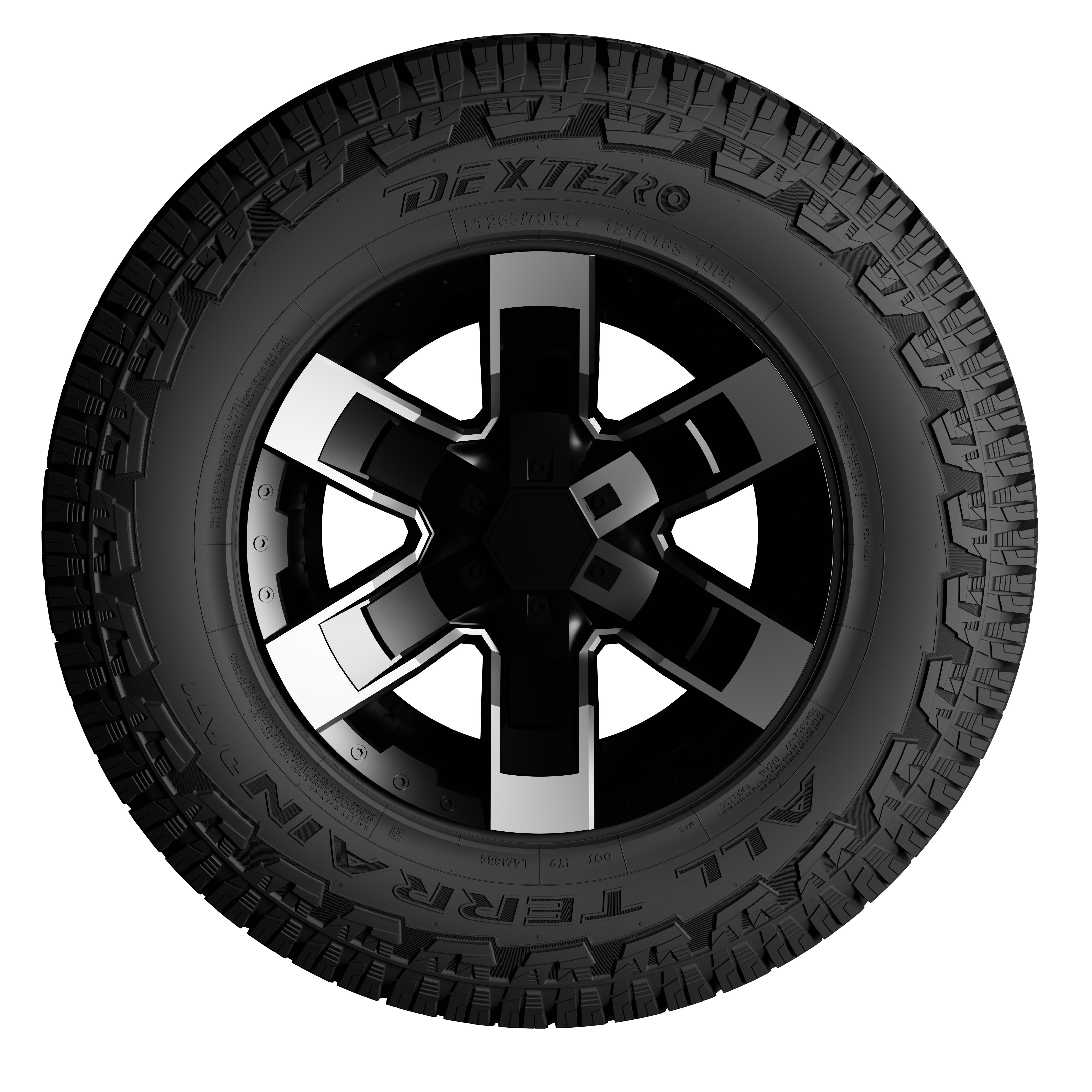 Dextero All Terrain LT31X10.50R15 109S A/T Truck Tire, Trail Mud ...