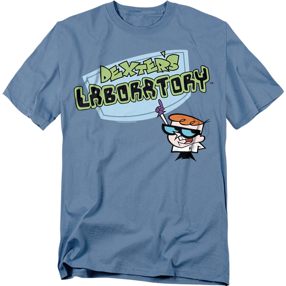 Dexters Laboratory Logo Officially Licensed Adult T-Shirt S - Walmart.com