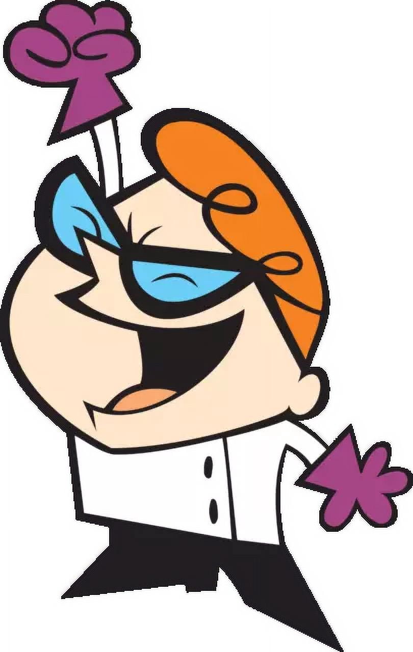 Dexters Laboratory Sticker Cartoon Network 90S Phone Decal Water Bottle ...
