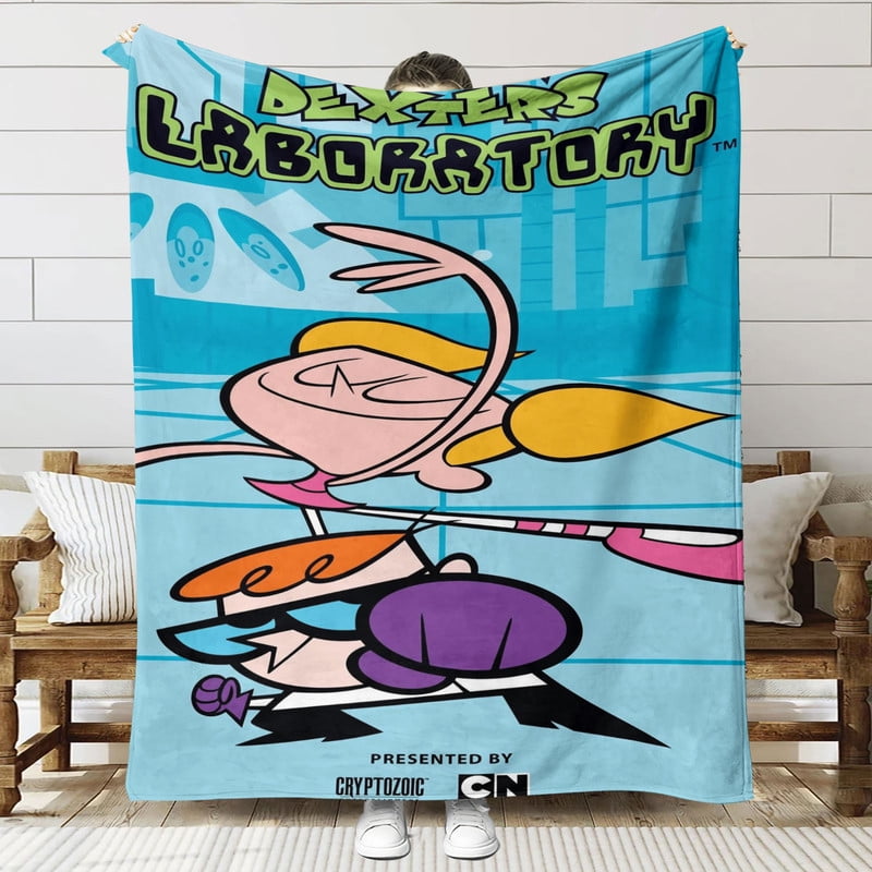Dexters laboratory Soft Cozy flannel blanket Gifts for Fans Lover Girls ...