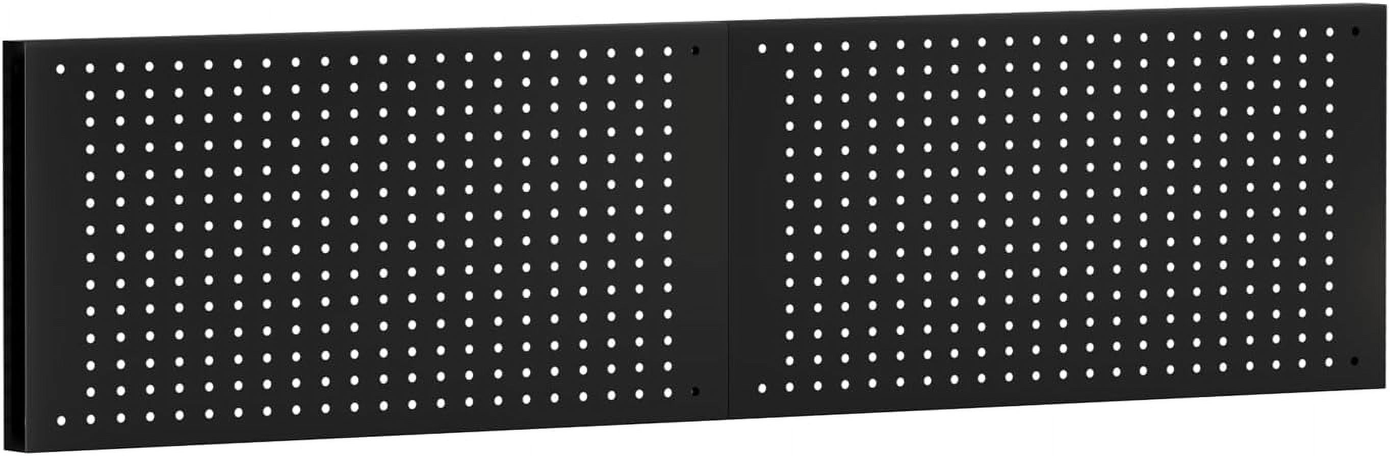 Dextra Pegboard Organizer, 2 Pack Black Metal Pegboards for Wall Home ...