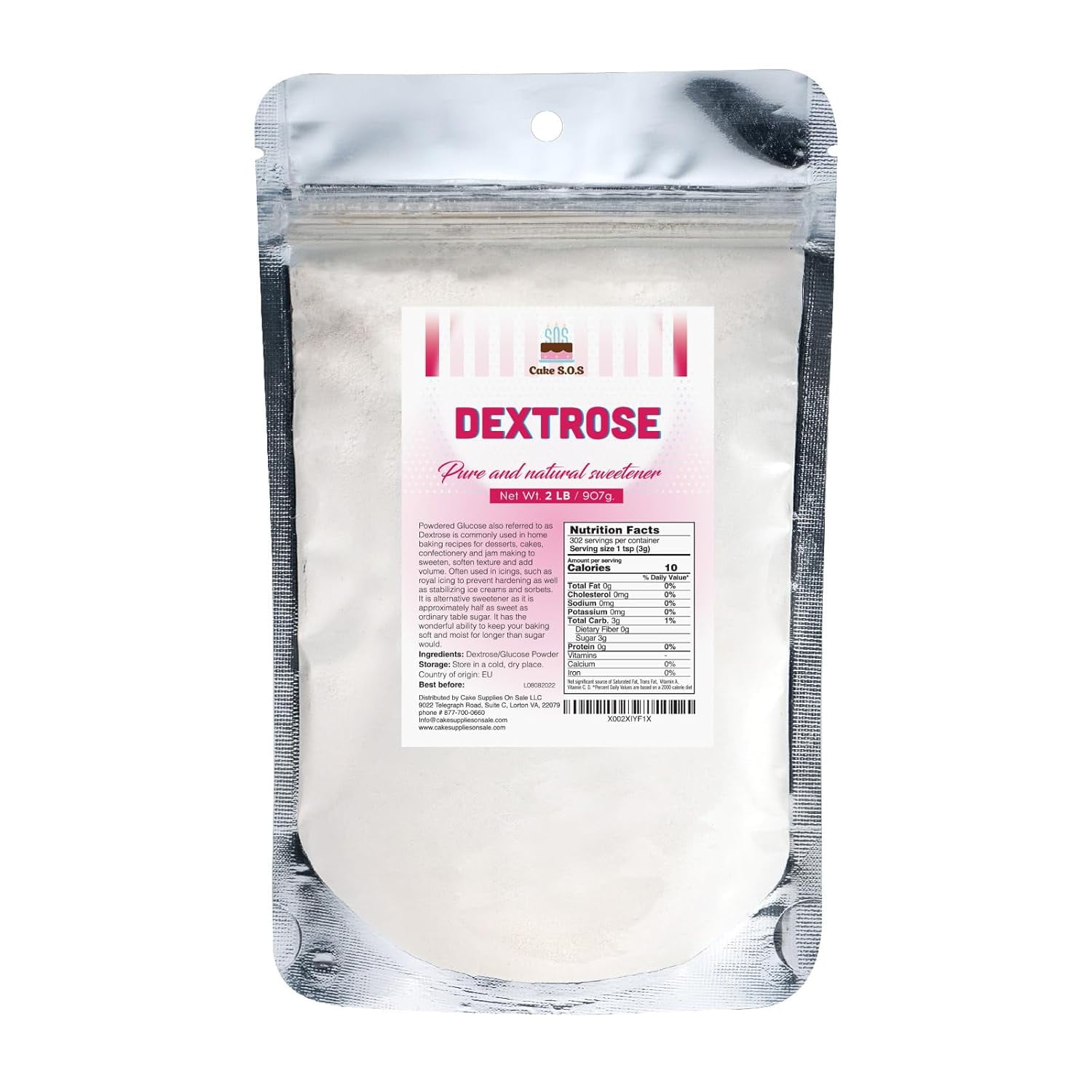 Dextrose 2 lb. - Walmart.com