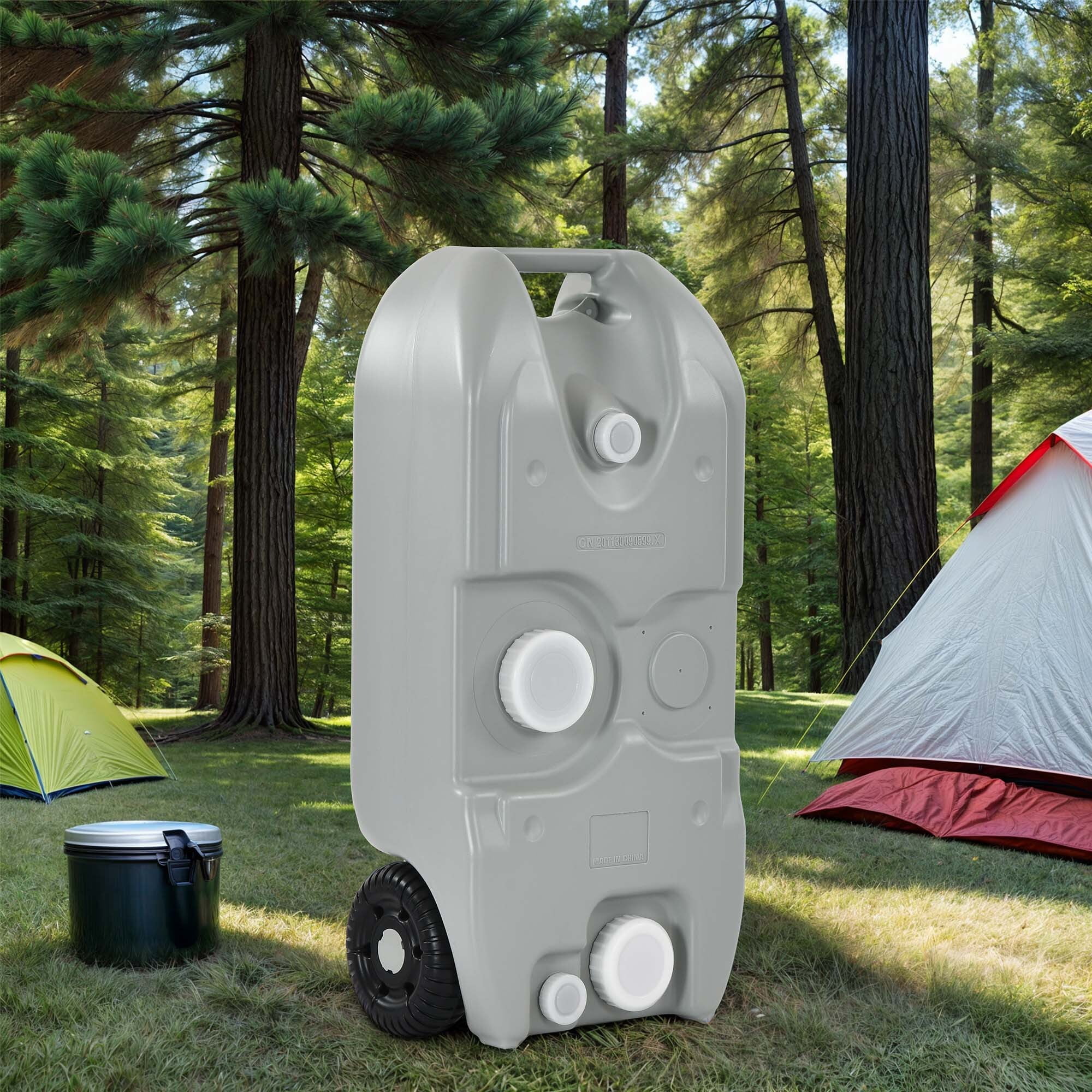 Free Shipping! Dextrus 10.6 Gallon Portable RV Water Tank with Wheels ...