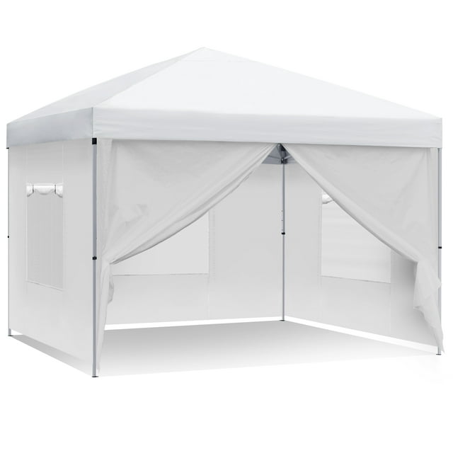 Dextrus 10 x 10 FT Outdoor Pop Up Canopy Tent with 4 Removable ...
