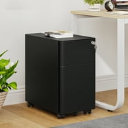 HomCom Mobile Printer Stand/Office Storage Cabinet - Walmart.com