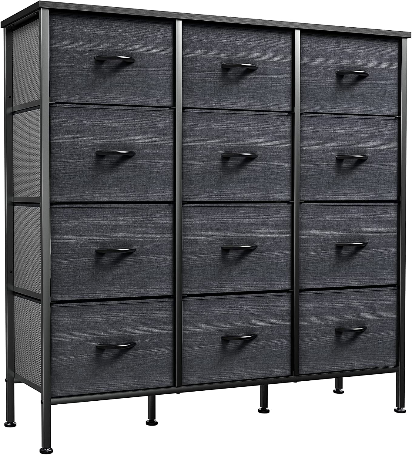Dextrus 12-Drawer Fabric Dresser, Storage Tower & Furniture for Living ...