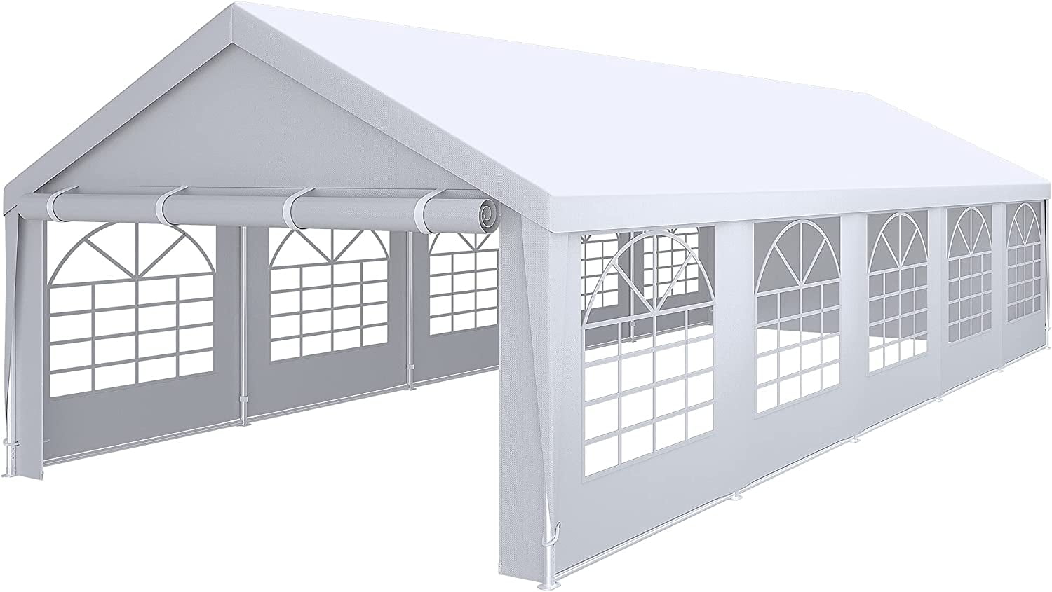 Dextrus Heavy Duty 16' x 32' Outdoor Gazebo, Wedding Party Tent with ...