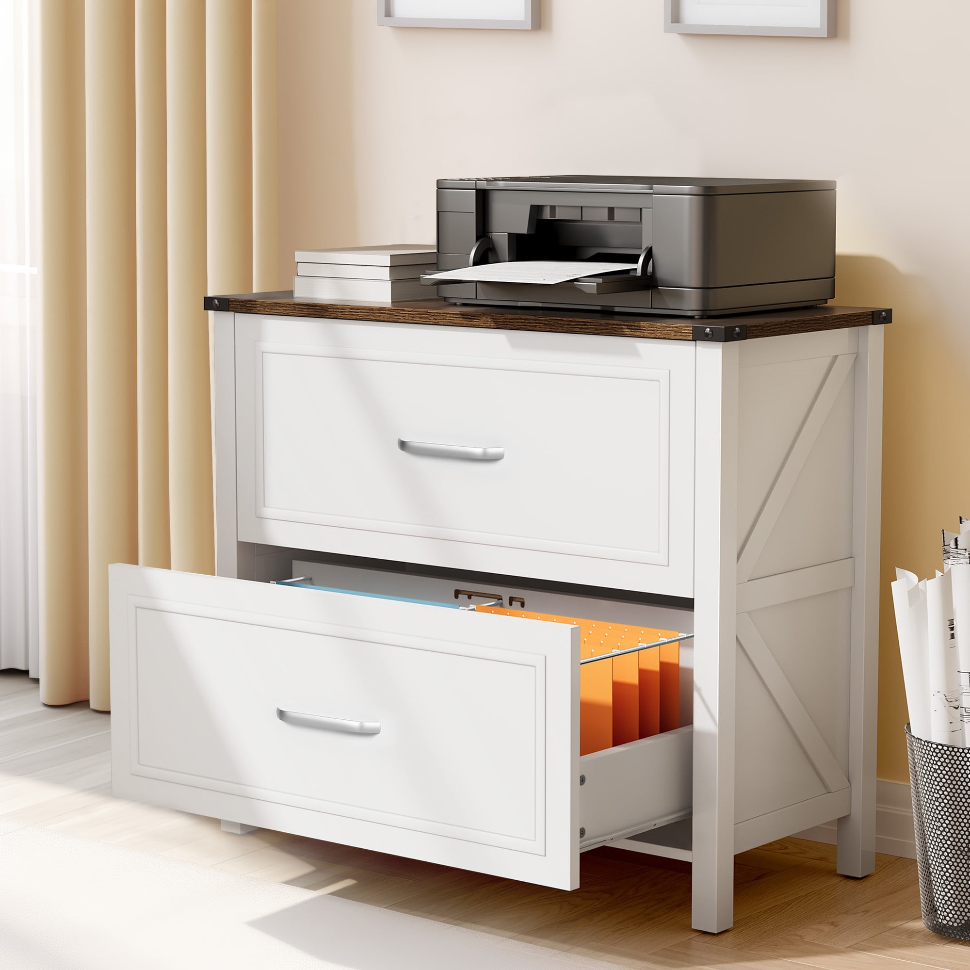 Dextrus 2-Drawer Lateral File Cabinet for Home Office , Large Filing ...