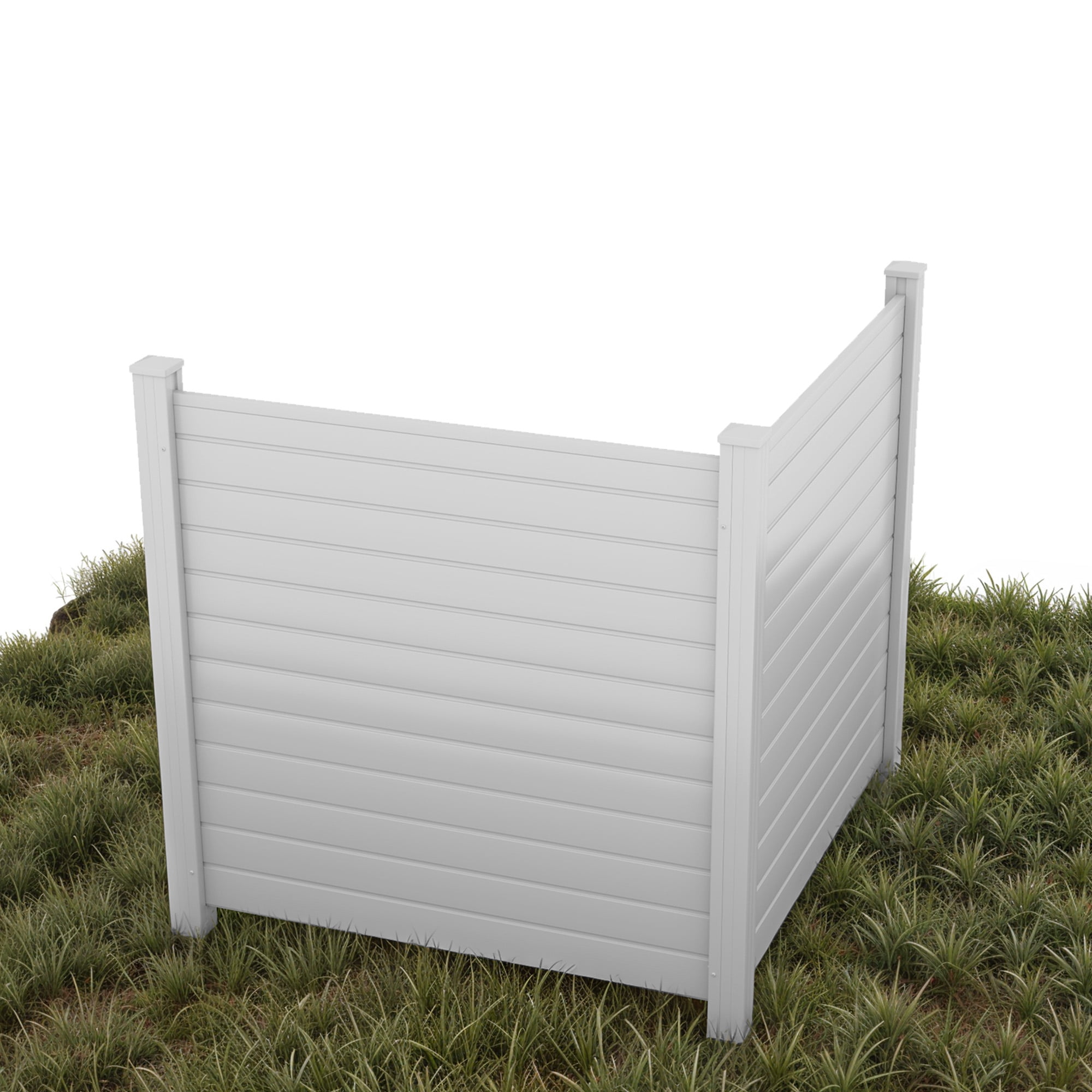 Dextrus 2 Panels Outdoor Fence Privacy Screen for Air Conditioner with ...