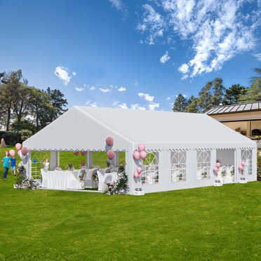 Luxurious Delta Canopies Marquee, 40'x20' Wedding Tent, PVC White, Fire ...