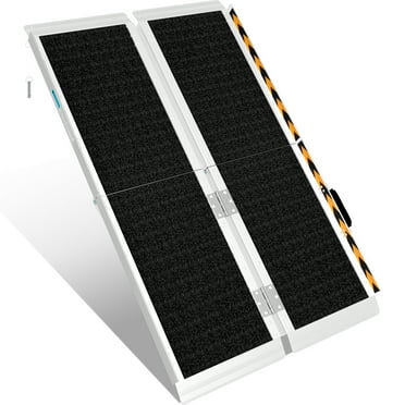 Silver Spring Portable Lightweight Multi-Fold Aluminum Wheelchair Ramp ...