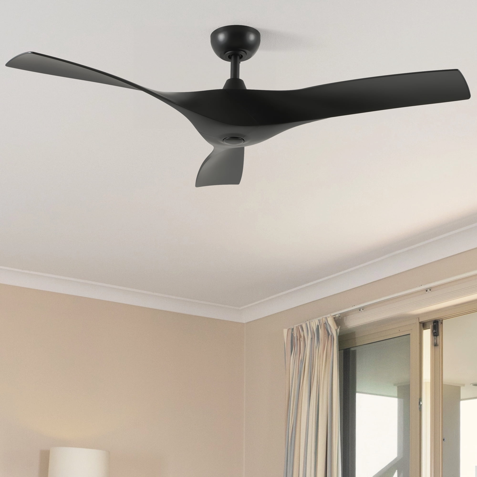 Dextrus 52" Ceiling Fan with Remote Control, Reversible 3-Blade Design ...