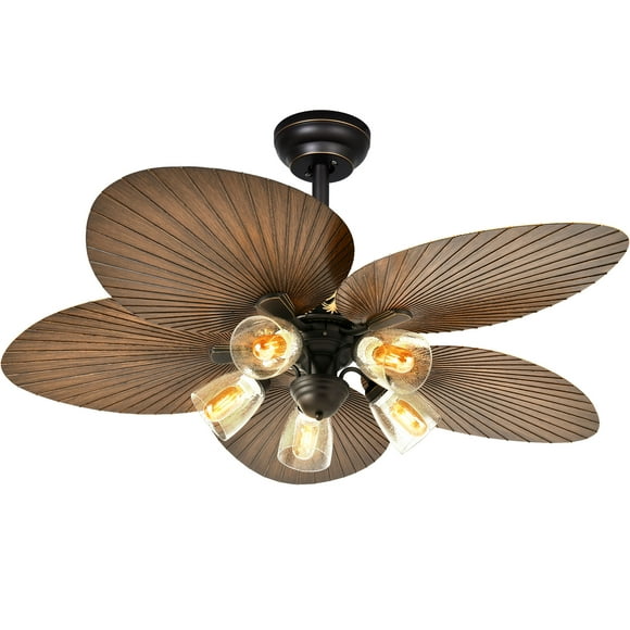 Palm Leaf Ceiling Fan