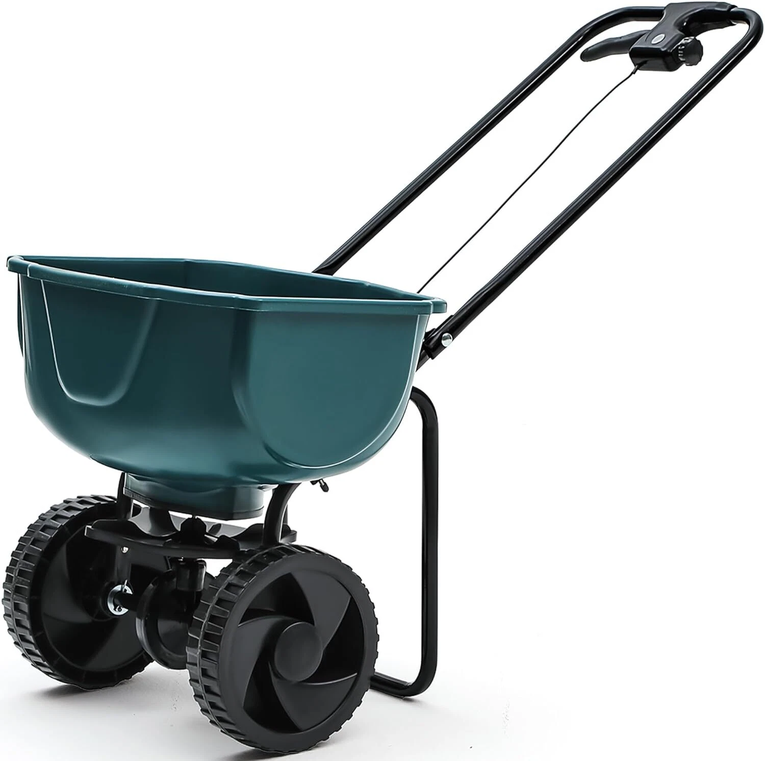 Dextrus 60 LB Push Broadcast Spreader for Lawn Garden With Adjustable ...