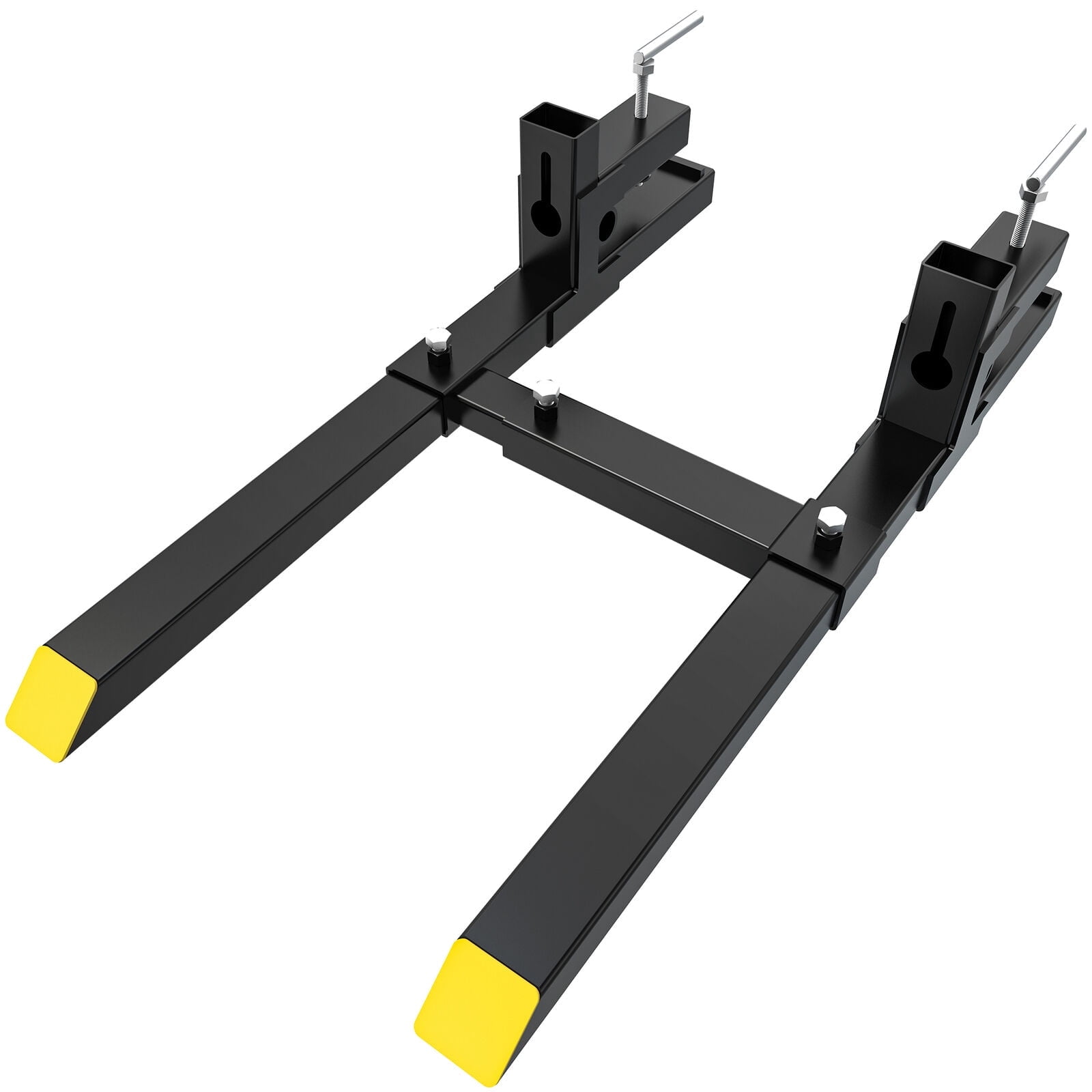 Dextrus 60 in 1500lb Tractor Pallet Fork Clamp On Skid Steer Bucket ...