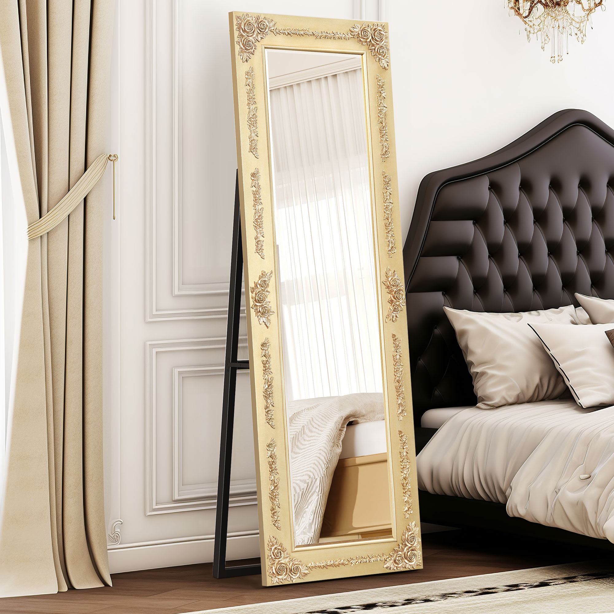 Hitchcock Butterfield Blue Dorian Vintage Barnwood Mirror - Walmart.com