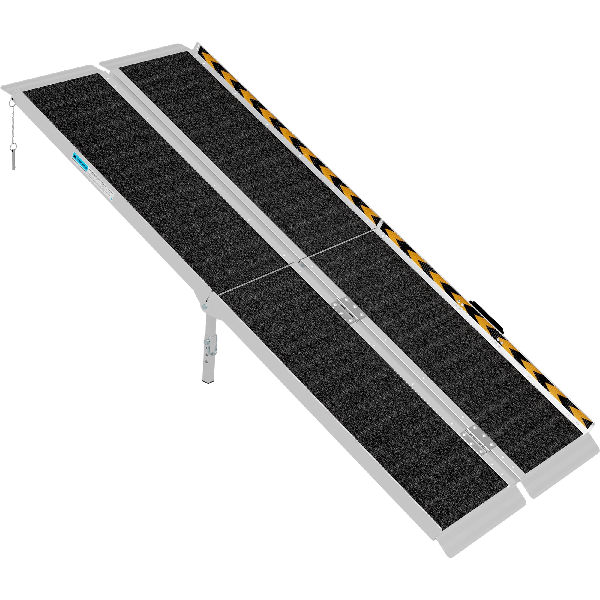 Dextrus 6 ft Portable Wheelchair Ramp, Folding Aluminum, 600 lbs ...