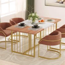 70.8 inch Large Dining Table for 6-8, Kitchen Dining Room Table ...