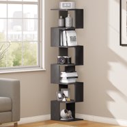 Darrin 4 Open Cube Shelves Bookcase & Storage Organizer, White Wood ...
