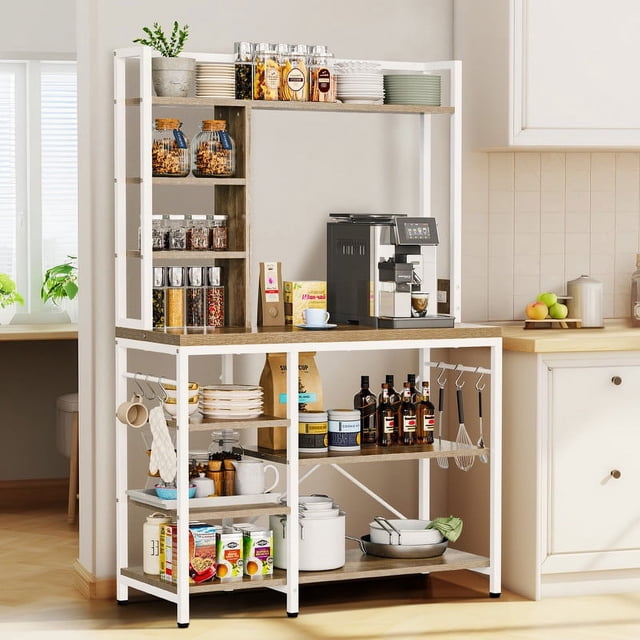 Free Shipping! Dextrus 8 Tier Kitchen Bakers Rack with Power Outlets ...