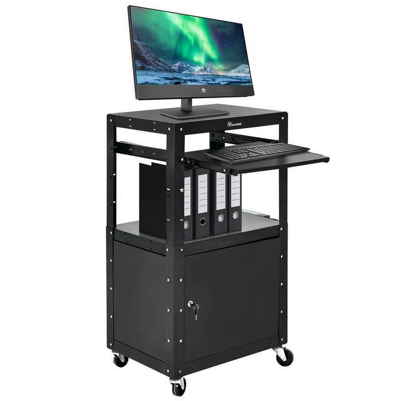 Dextrus AV Presentation Cart Stand for Video Projector, TV, Printers ...