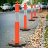 Dextrus Dextrus Delineator Post with Base, 3 Pack Traffic Delineator ...