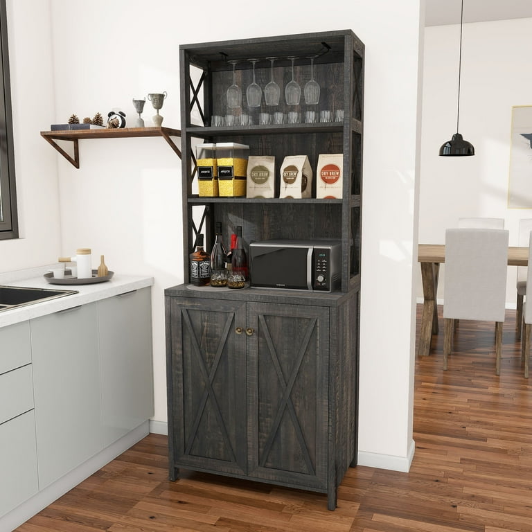 Dark oak drinks cabinet store