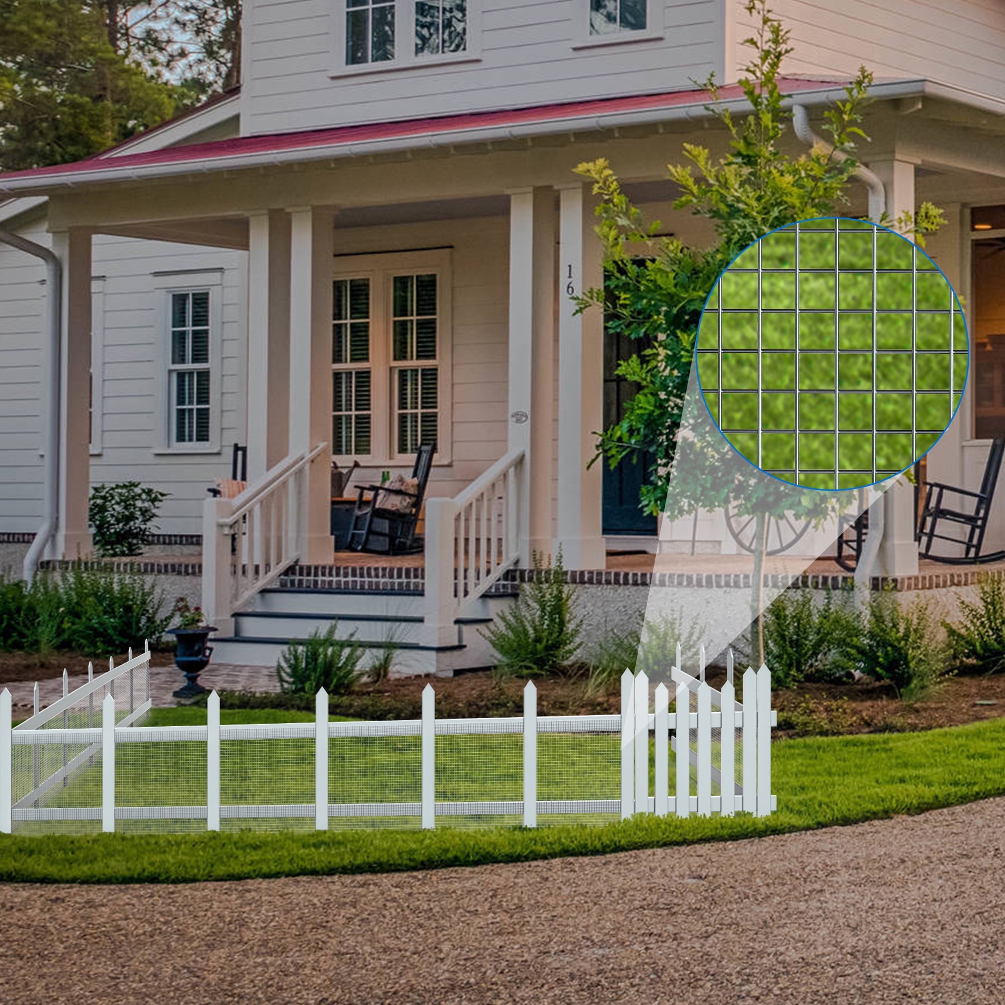 Dextrus Hardware Cloth 48inch x 50ft Galvanized Wire Mesh, 1/4 inch 23 ...