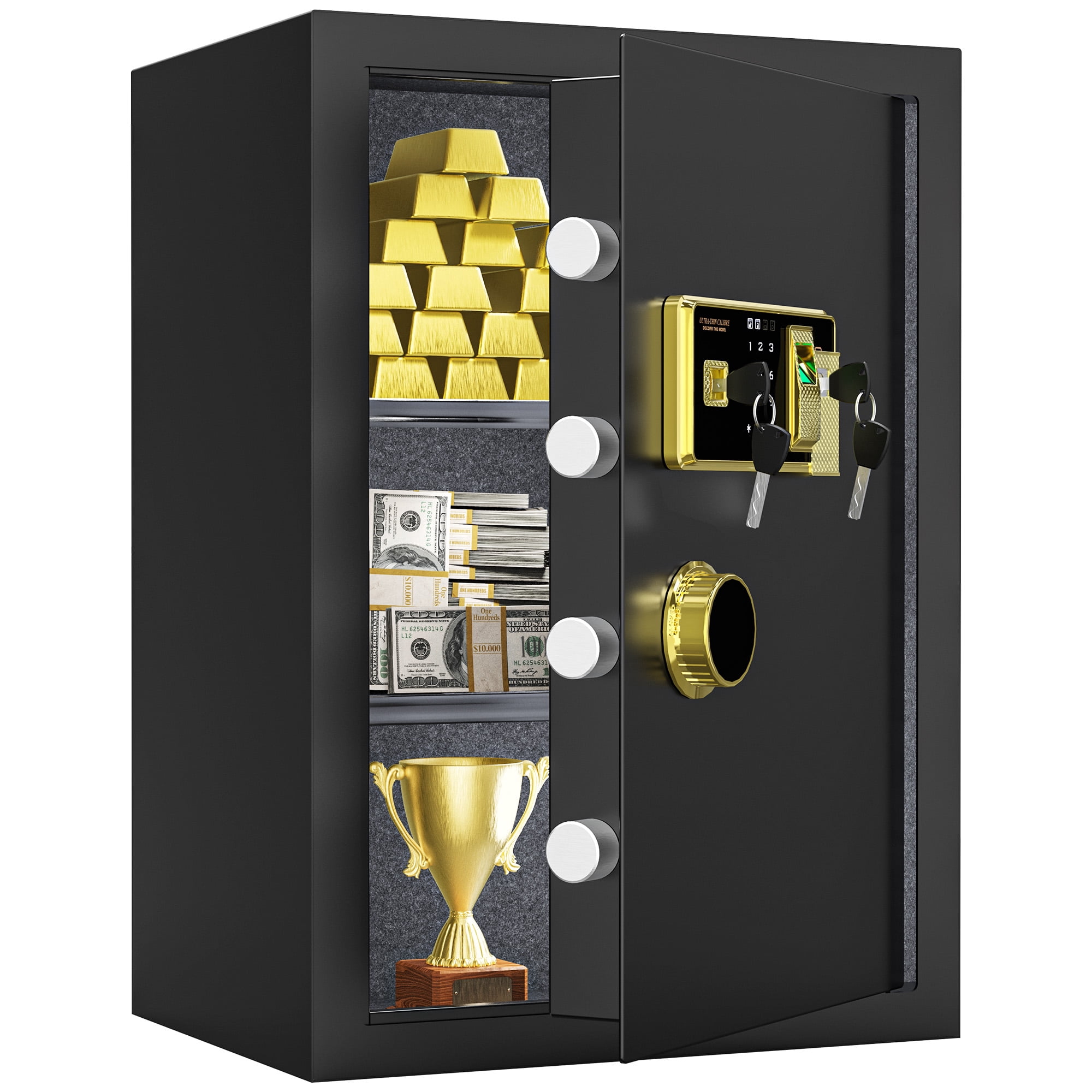 Dextrus Heavy Duty Security Safe Box with Digital keypad, 30.12" x 21. ...