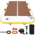 Dextrus Inflatable Dock Platform, 6x5 ft, PVC Floating Dock for Fishing ...
