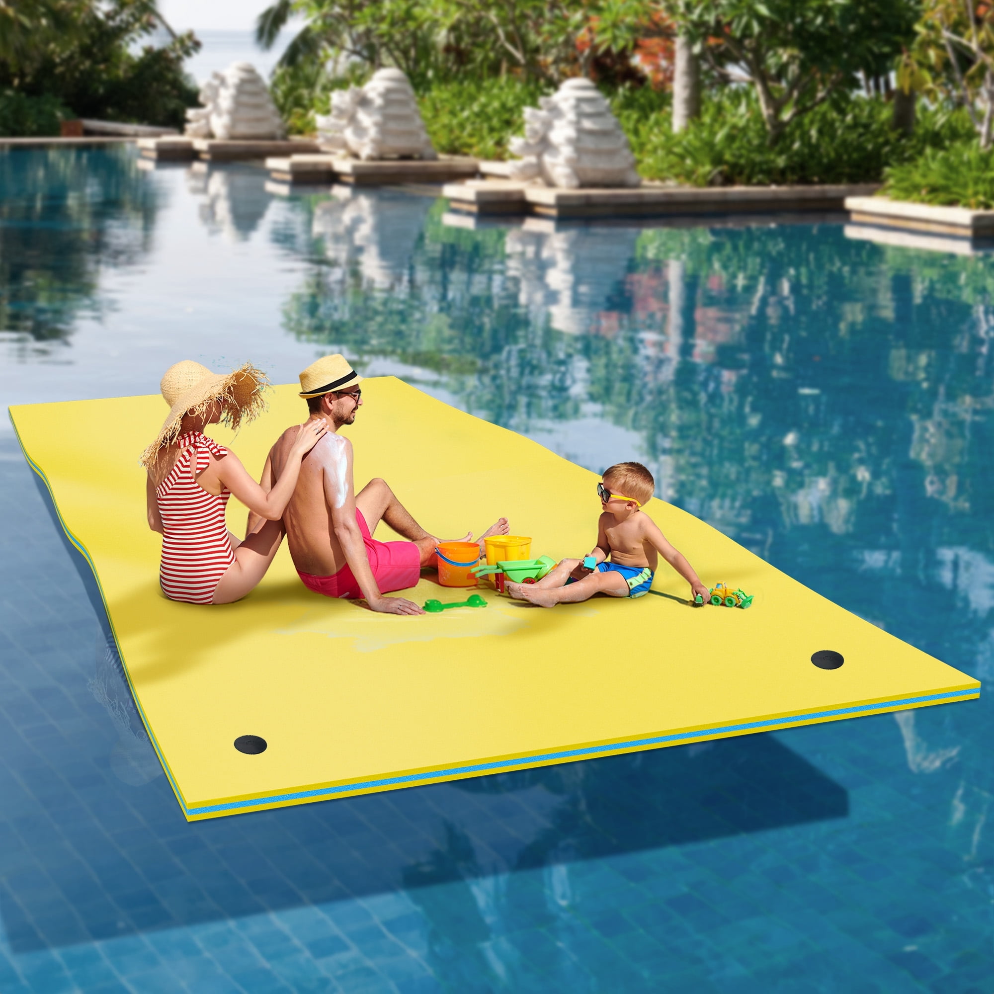 Dextrus XPE Floating Lily Pad Mat - Water Swim Platform for Kids ...
