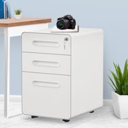 Best Choice Vertical Rolling File Cabinet w/ Rubberwood Frame, Locking ...