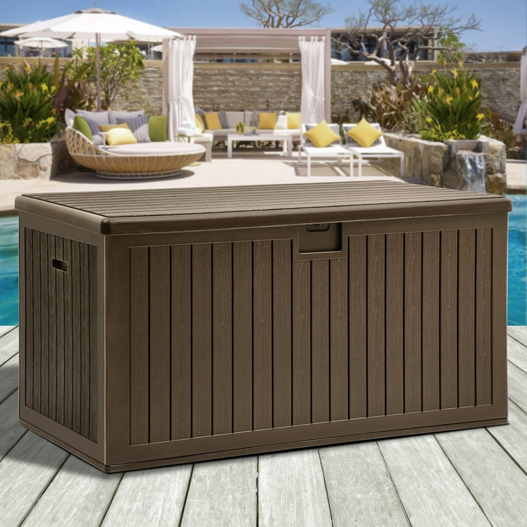Wood Boxes For Patio Seating