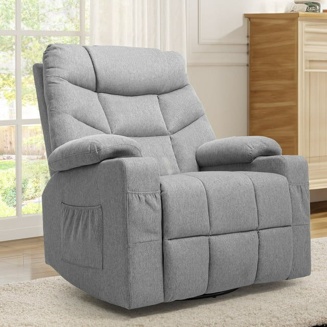 Dextrus Oversized Recliner for Adults, Heated and Massage Recliners ...