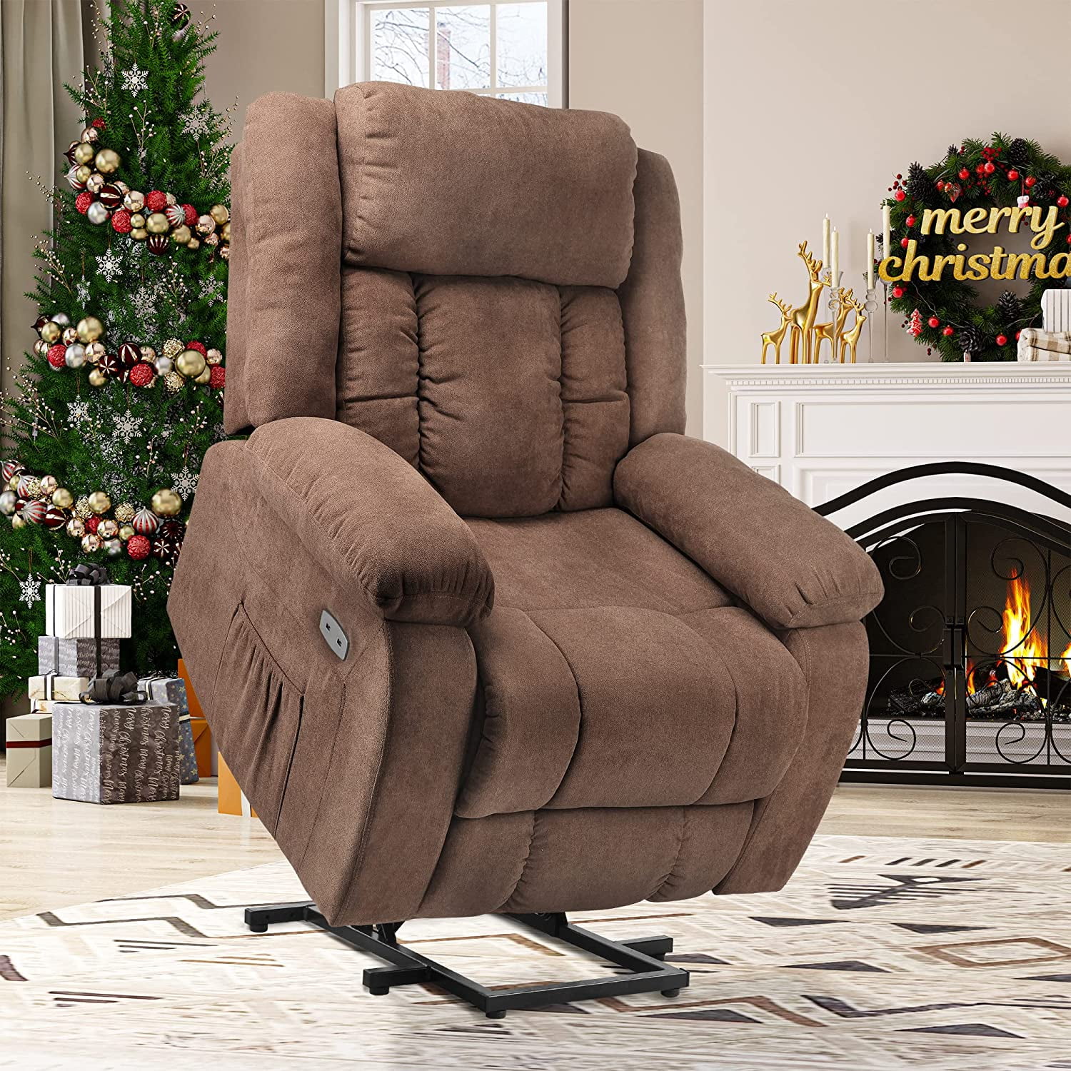 Dextrus Power Lift Recliner for Elderly, Heated Massager, Ergonomic ...
