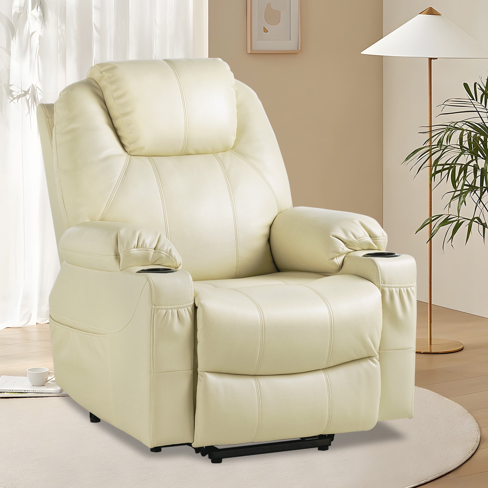 Dextrus Power Lift Recliner for Elderly with Heat, Massage, Cup Holders ...