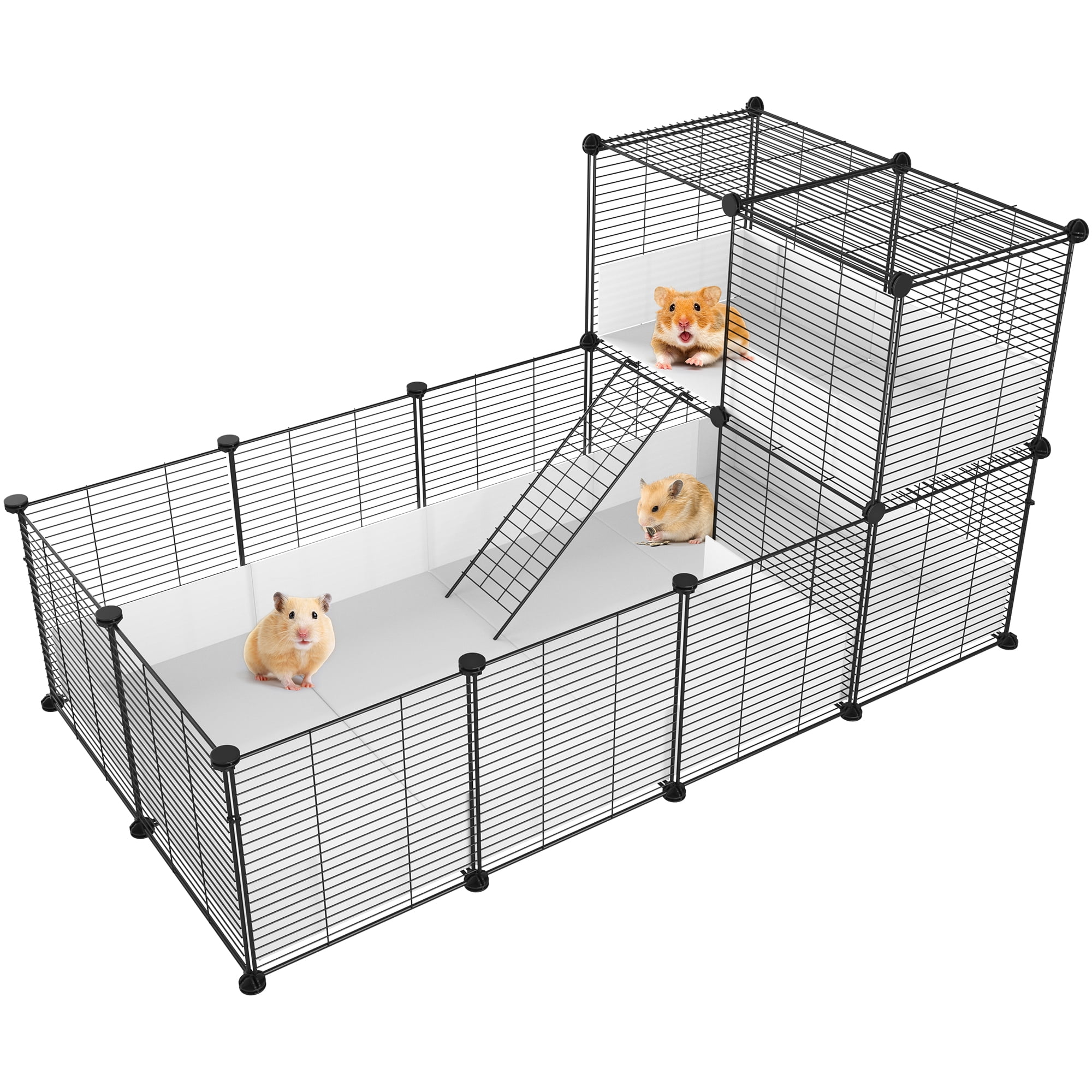 Dextrus Small Animal Cage with Waterproof Liner,Indoor Guinea Pig ...