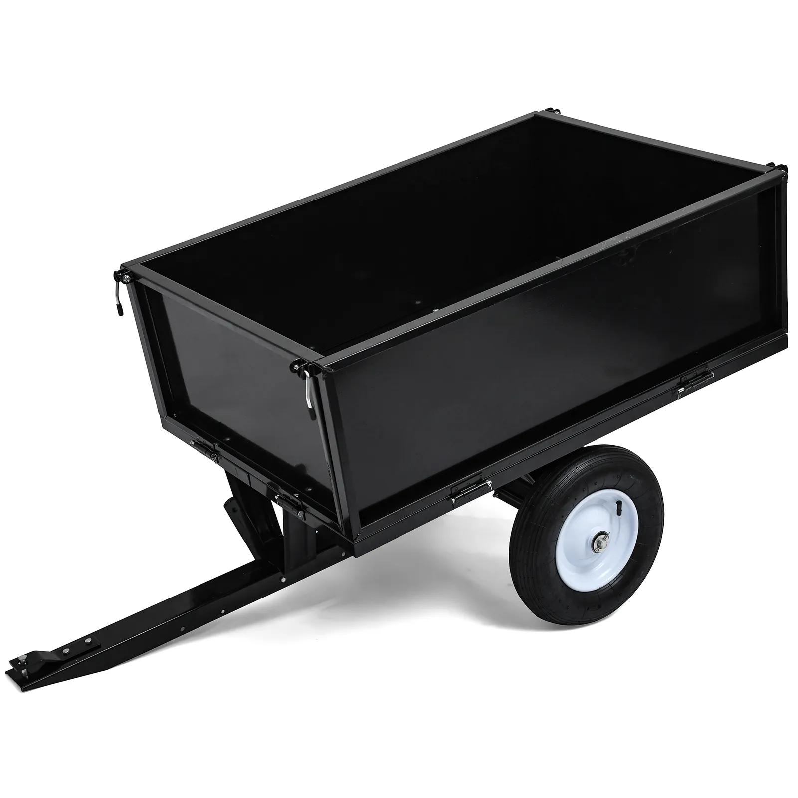 Dextrus Steel Dump Cart Tow Behind Lawn Mower Dump Cart for Lawn ...