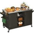 Dextrus Outdoor Storage Cabinet - Versatile Movable Outdoor Grill Cart ...