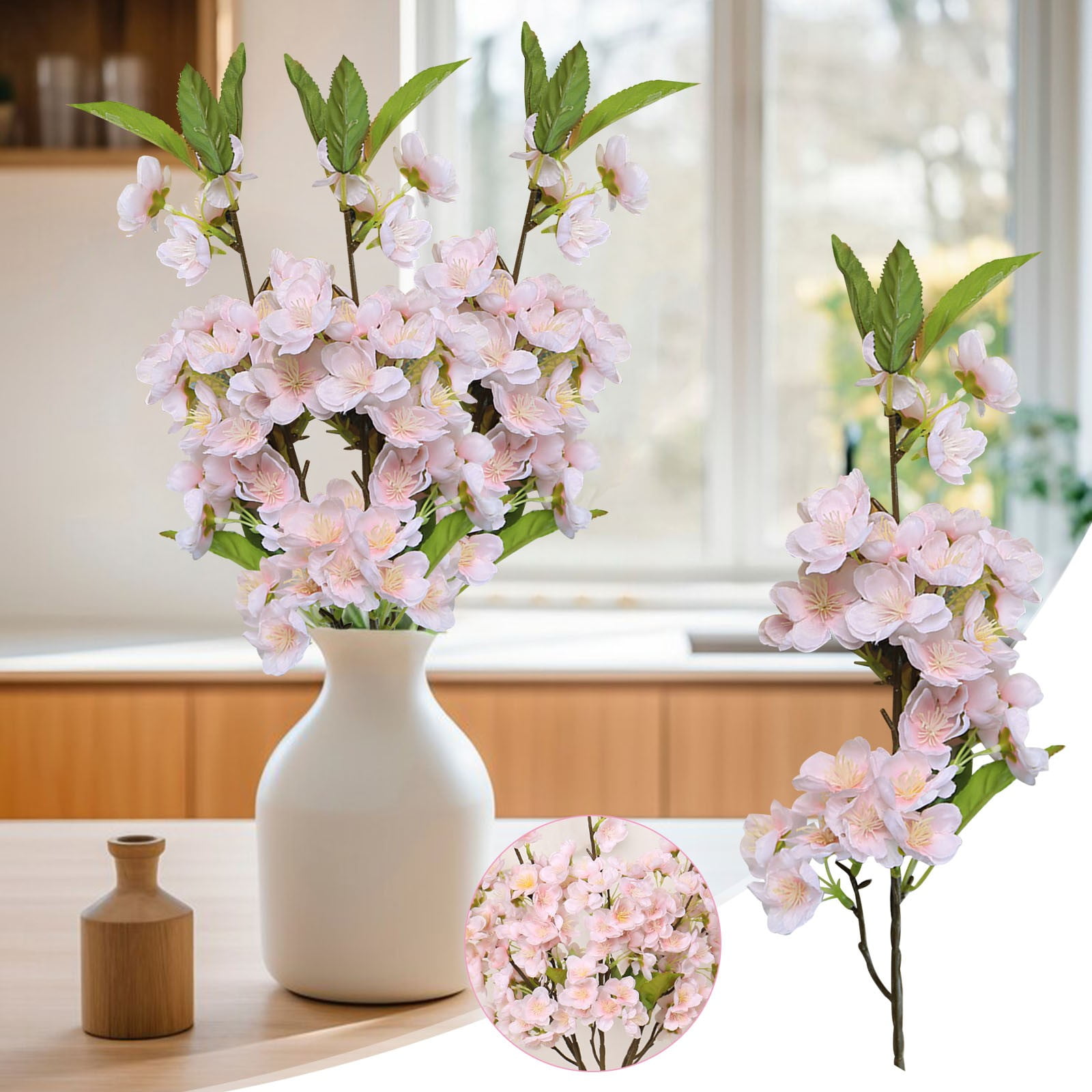 Deyared Artificial Flower Sets for DIY Wedding Bouquets Table Flower ...