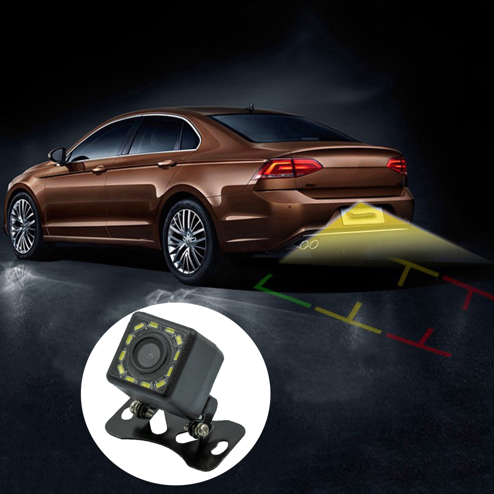 Deyared CarLog Channel CarLog Car HD Rear View Camera Reversing Image Night Vision LED Car ...