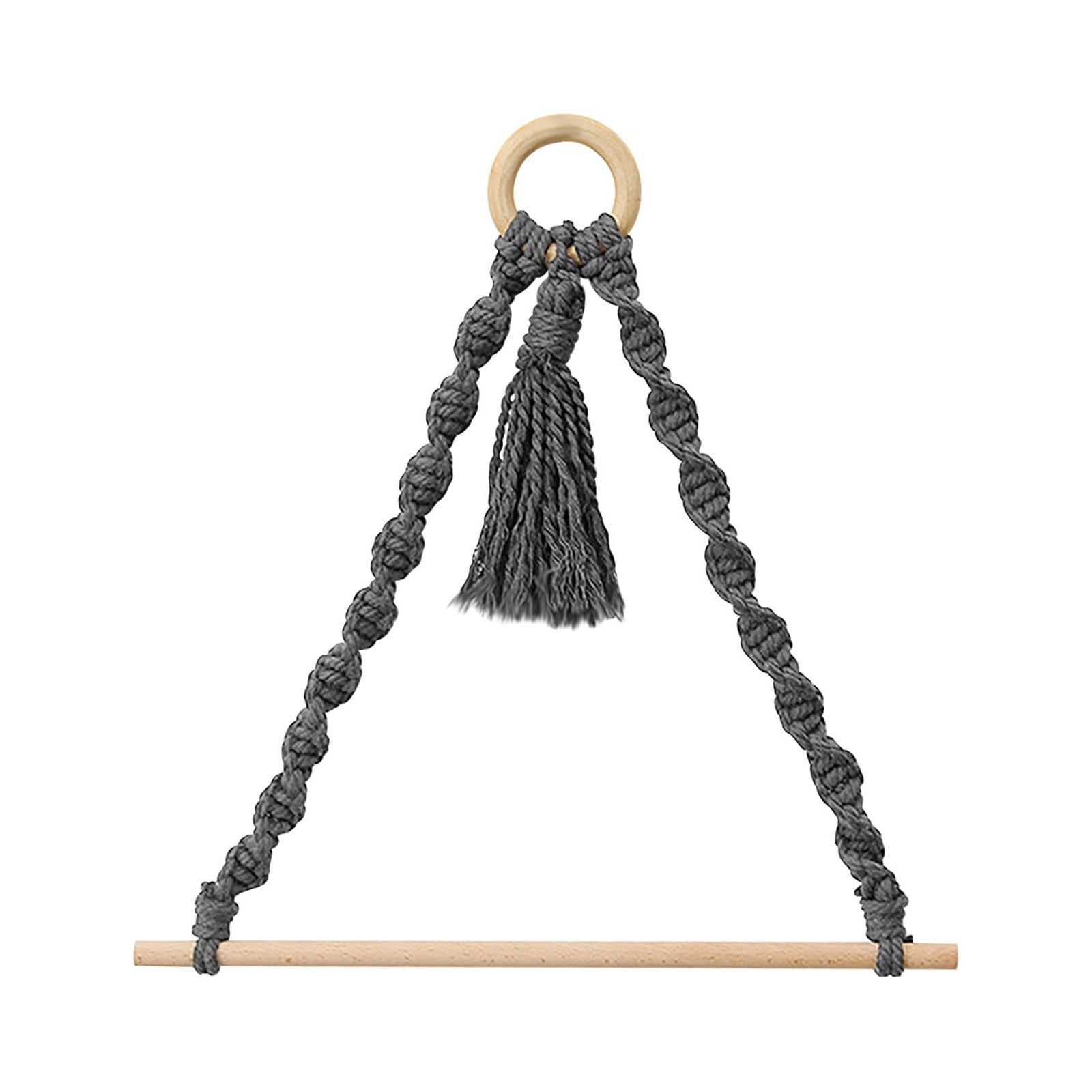 Deyared Cotton Rope Hand Woven Towel Rack Towel Rack Wall Hanging ...